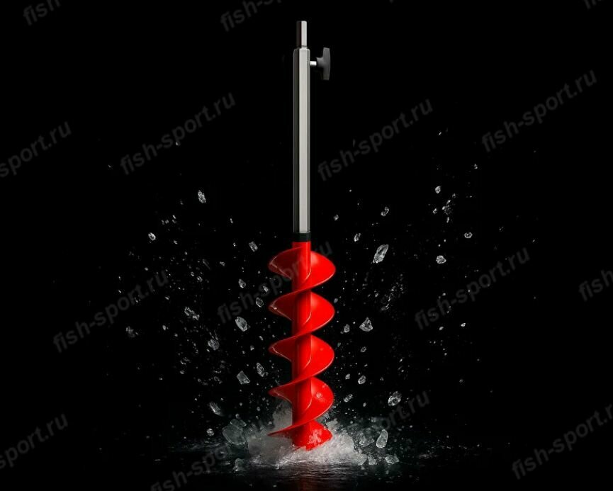 Шнек пластиковый под шуруповерт ЕРШ 150мм с 1 комплектом ножей + доп. сегмент