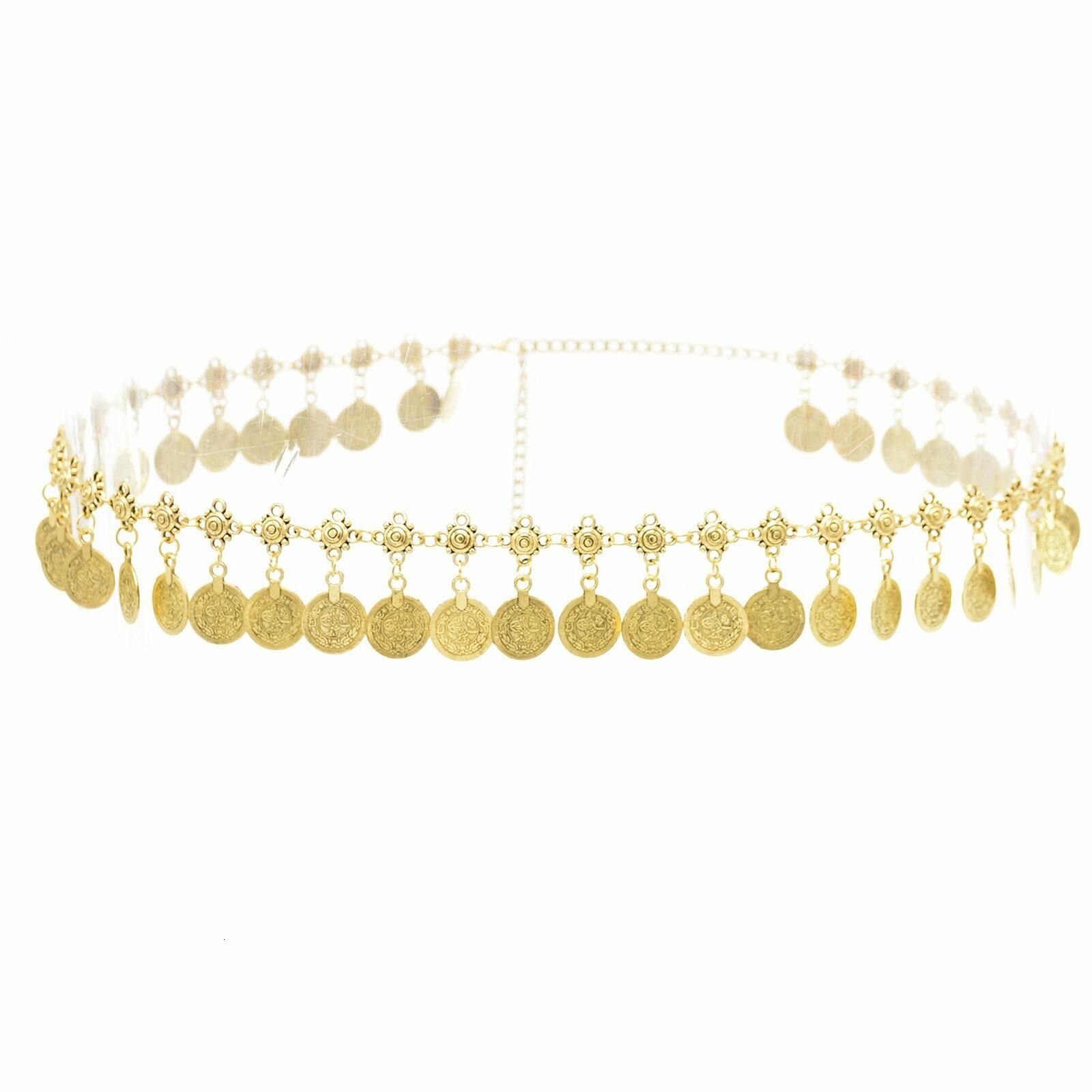 Пояс, Украшение для талии в виде монеты с кисточкой стиле ретро-SG42 шт.