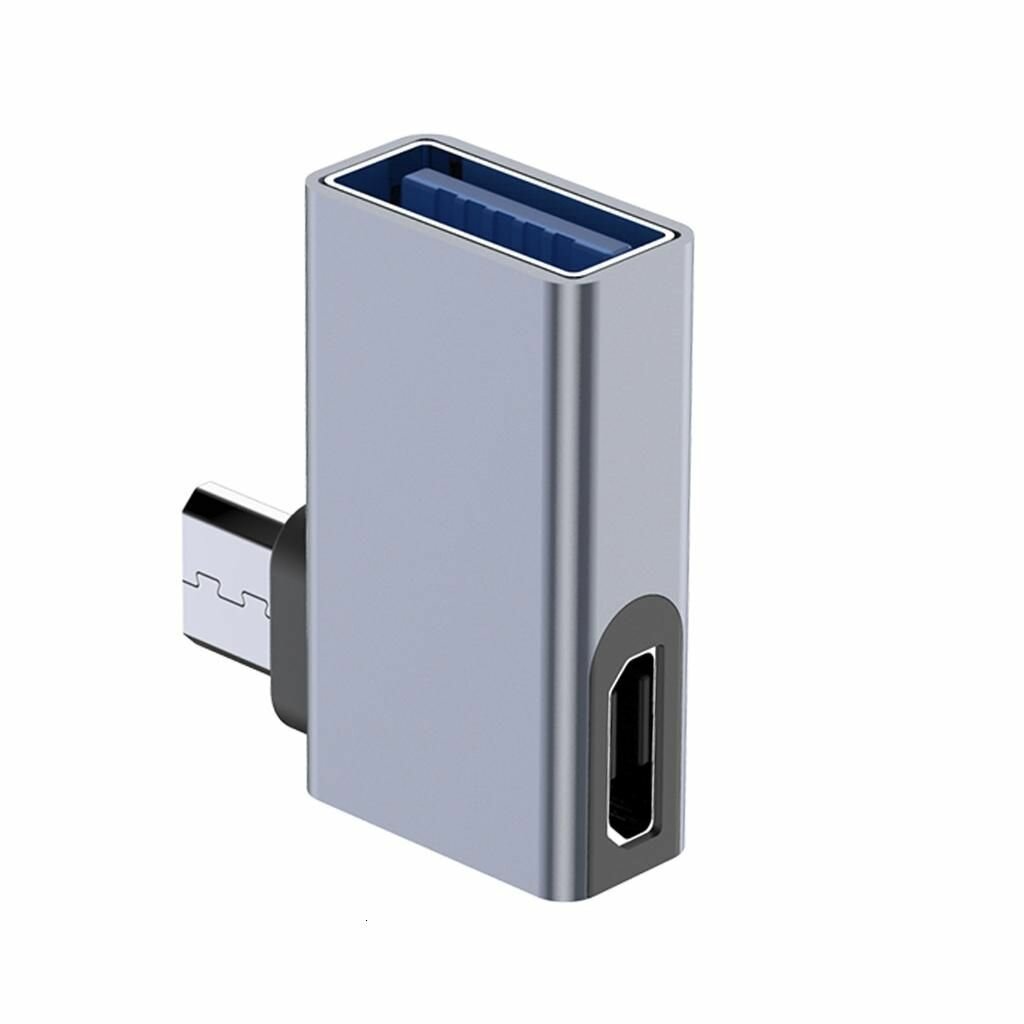 Зарядные устройства и док-станции, Набор USB-адаптеров, разъем под углом 90 Градусов, с Портом питания, Подходит для смартфонов, Клавиатур, Мышей, Мобильных устройств