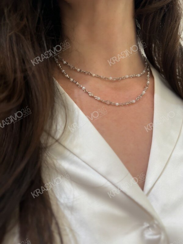 Колье, бисер