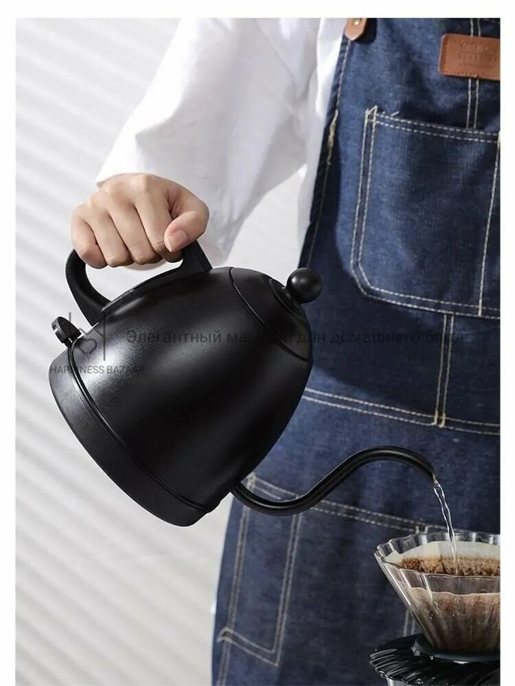 Электрический чайник Gooseneck kettle series, черный