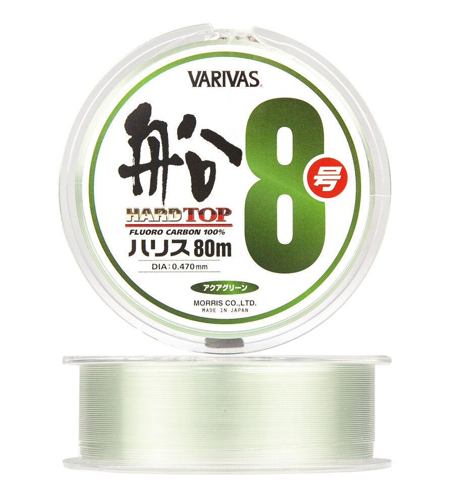 Varivas Флюорокарбон Varivas Hardtop Fluorocarbon 80m #6 0.405
