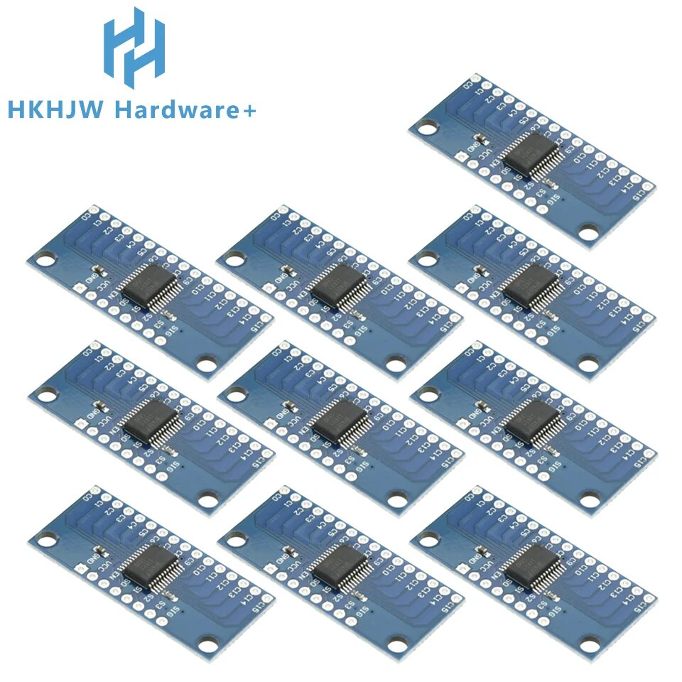 CD74HC4067 16-канальный аналоговый цифровой мультиплексор, модуль коммутационной платы для Arduino DIY