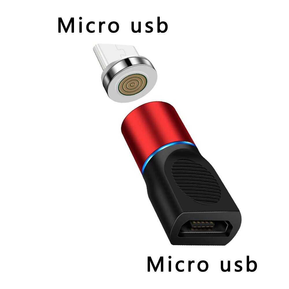 Магнитный соединитель для кабеля, адаптер для кабеля, магнитные наконечники Micro micro usb to micro