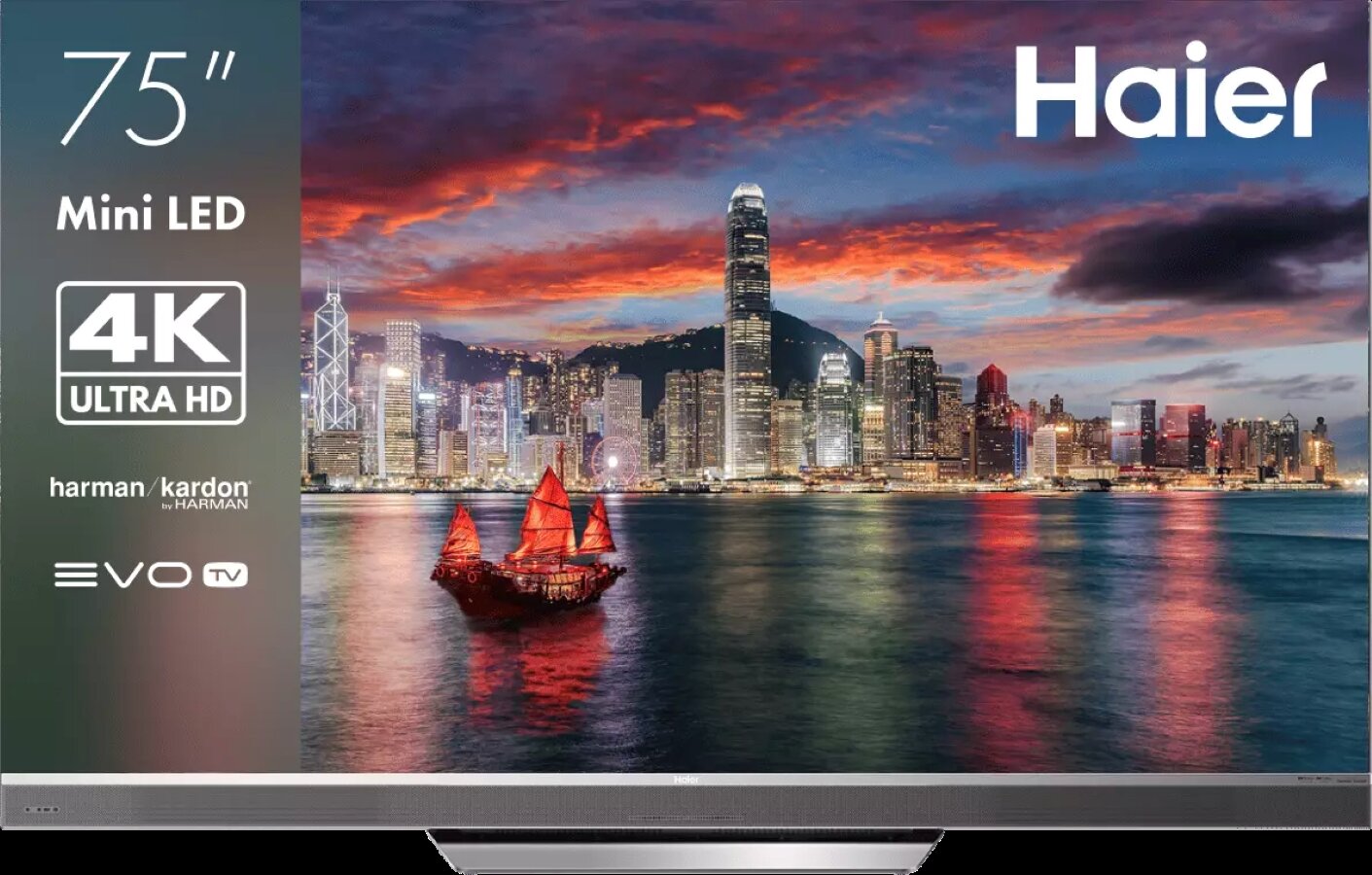 Телевизор Haier 75 Mini LED Pro, 75 дюймов 2024г (Русифицирован)