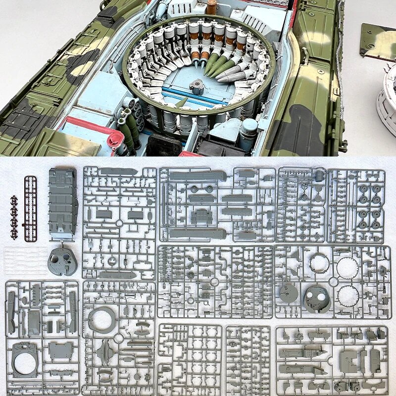 Модель танка T-80U Amusing Hobby 1/35 — фото 1