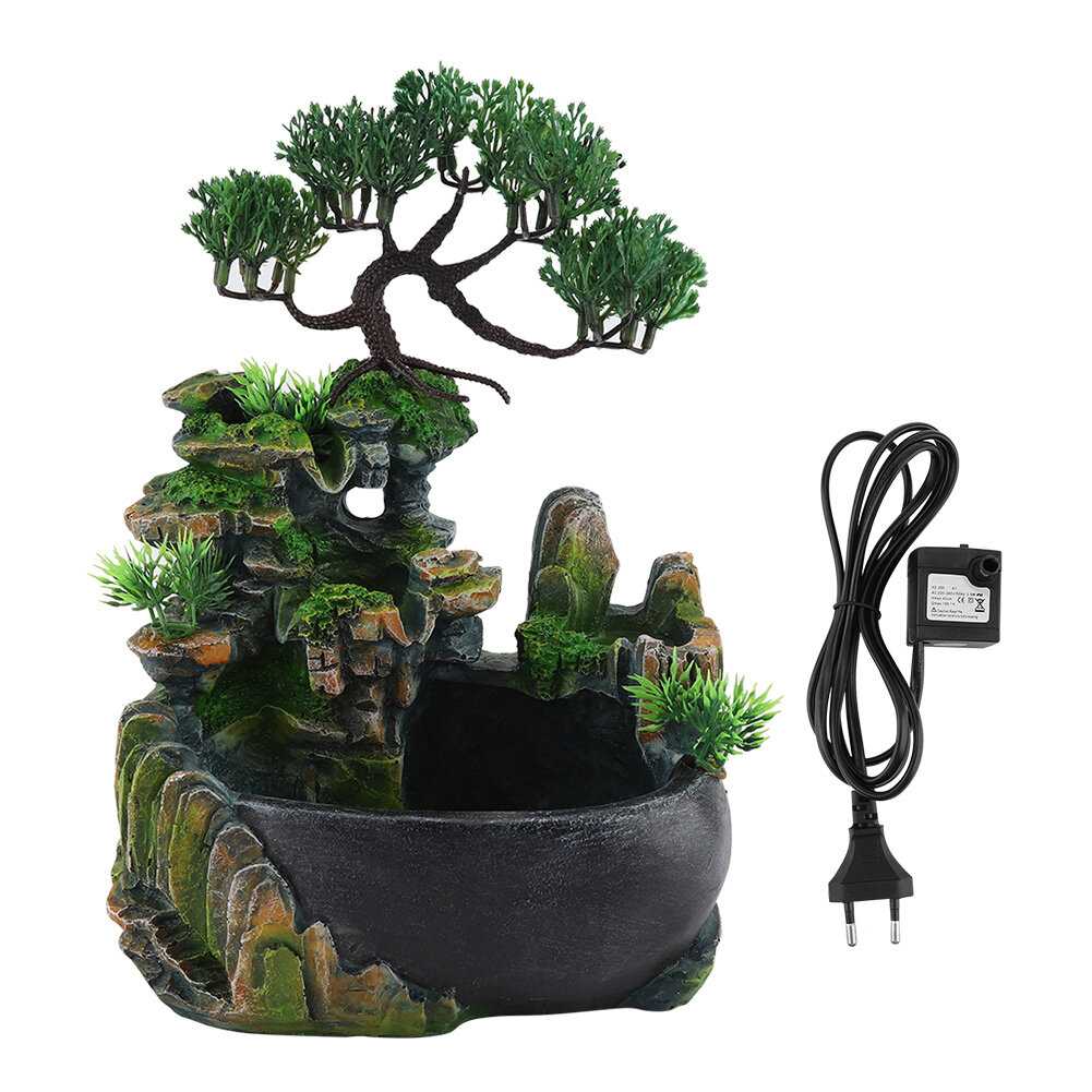 Мини -водопад настольный фонтан Zen Medition Waterfall