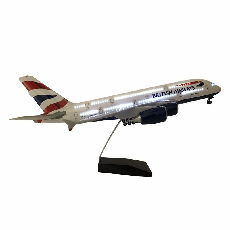 Игрушечный самолетик в стиле British Airways A380,46 см
