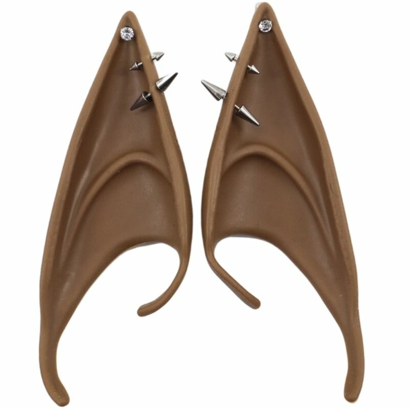 Ушки эльфа для костюмов фей и ангелов, Кофейный наушник медный