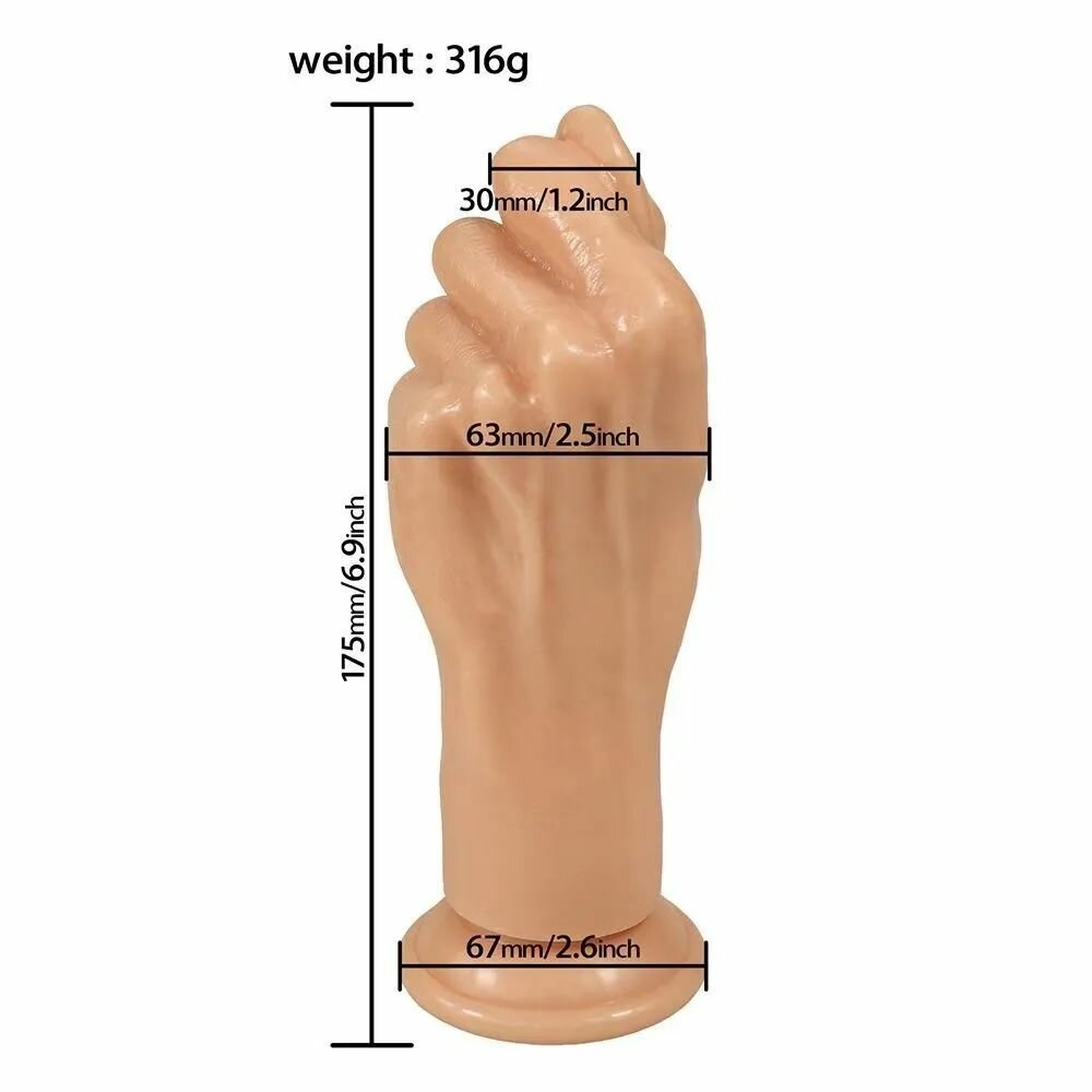 Анальный стимулятор, цвет: черный, Без вибрации, 18см