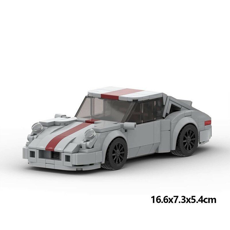 MOC-112053 совместим с собранным строительным блоком LEGO Porsche 997, гоночной моделью серии Speed с 8 рамами.