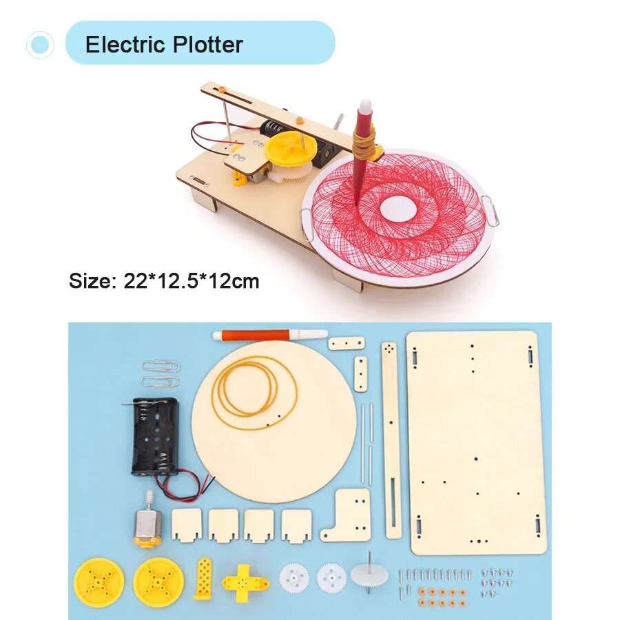 Электрический плоттер DIY, набор для сборки, цвет Plotter