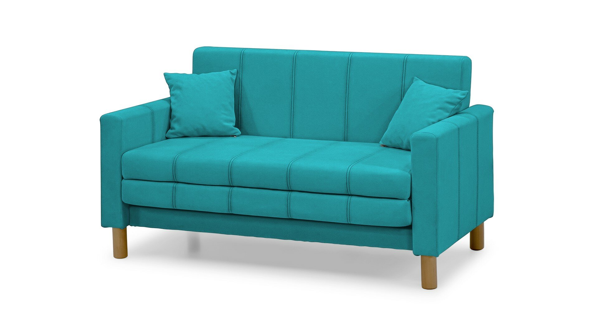 Диван Уют Лайт 100 с 2 подушками 40x40 см Шторм 420 (111322) NEW 120x84x82 см, , выкатной GOODFORM в наличии