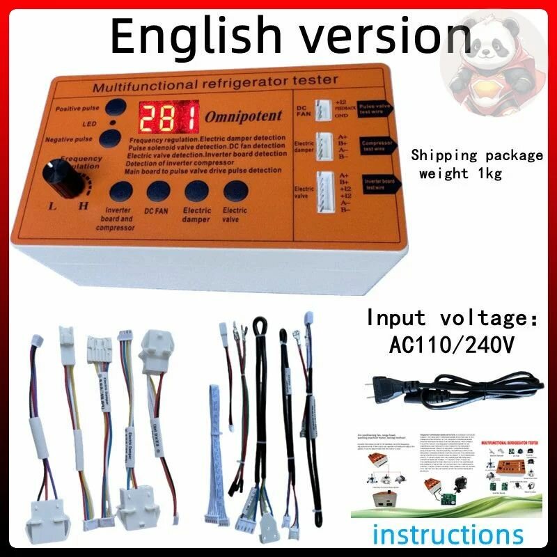Инверторная плата холодильника, электромагнитный клапан компрессора, вентилятор, воздушная дверь, электрический тестер, аксессуары для инстр