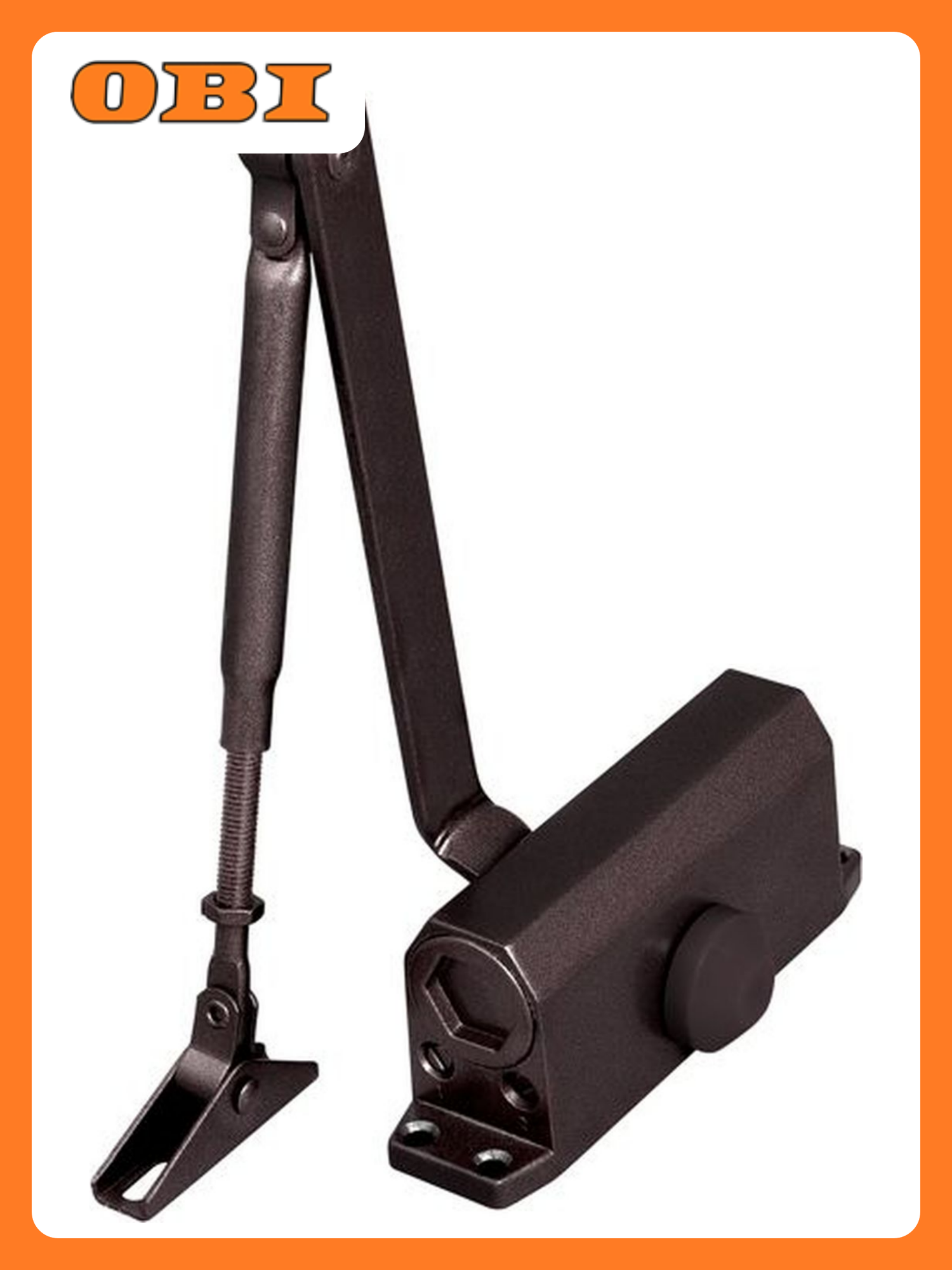 Доводчик дверной AJAX DCTR50-100 (TDR-100) 50-100 кг коричневый