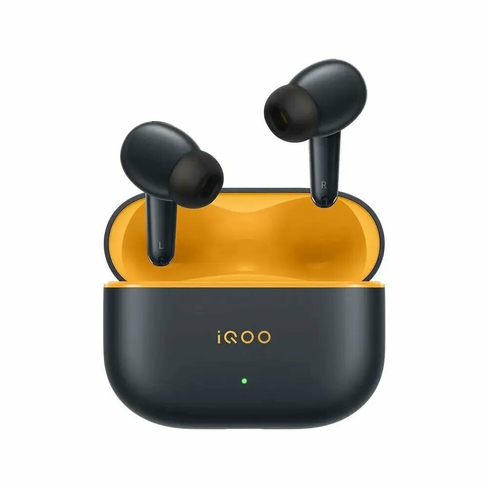 IQOO Наушники беспроводные с микрофоном iQOO TWS 5, Bluetooth, USB Type-C, желтый