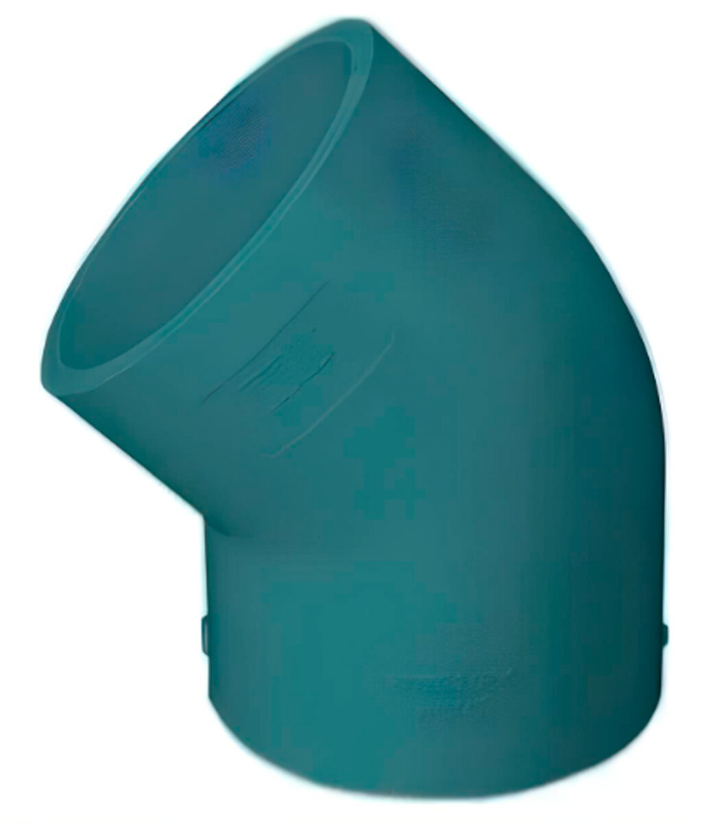 Угол 45 град. клей-клей д.20 (КНР), неразборный / Трубы и фитинги