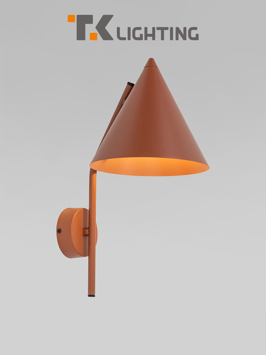 Бра / Настенный светильник ТК Lighting Cono 11087, E27, 1*15 Вт, цвет оранжевый