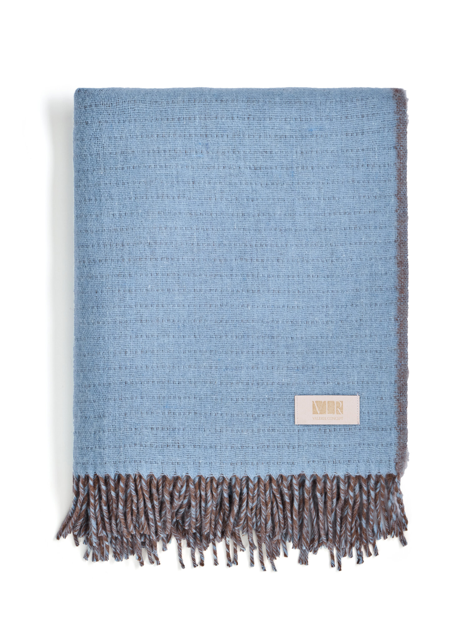 Плед Valerie Concept, шерстяной, 120x180 см, подарочная упаковка