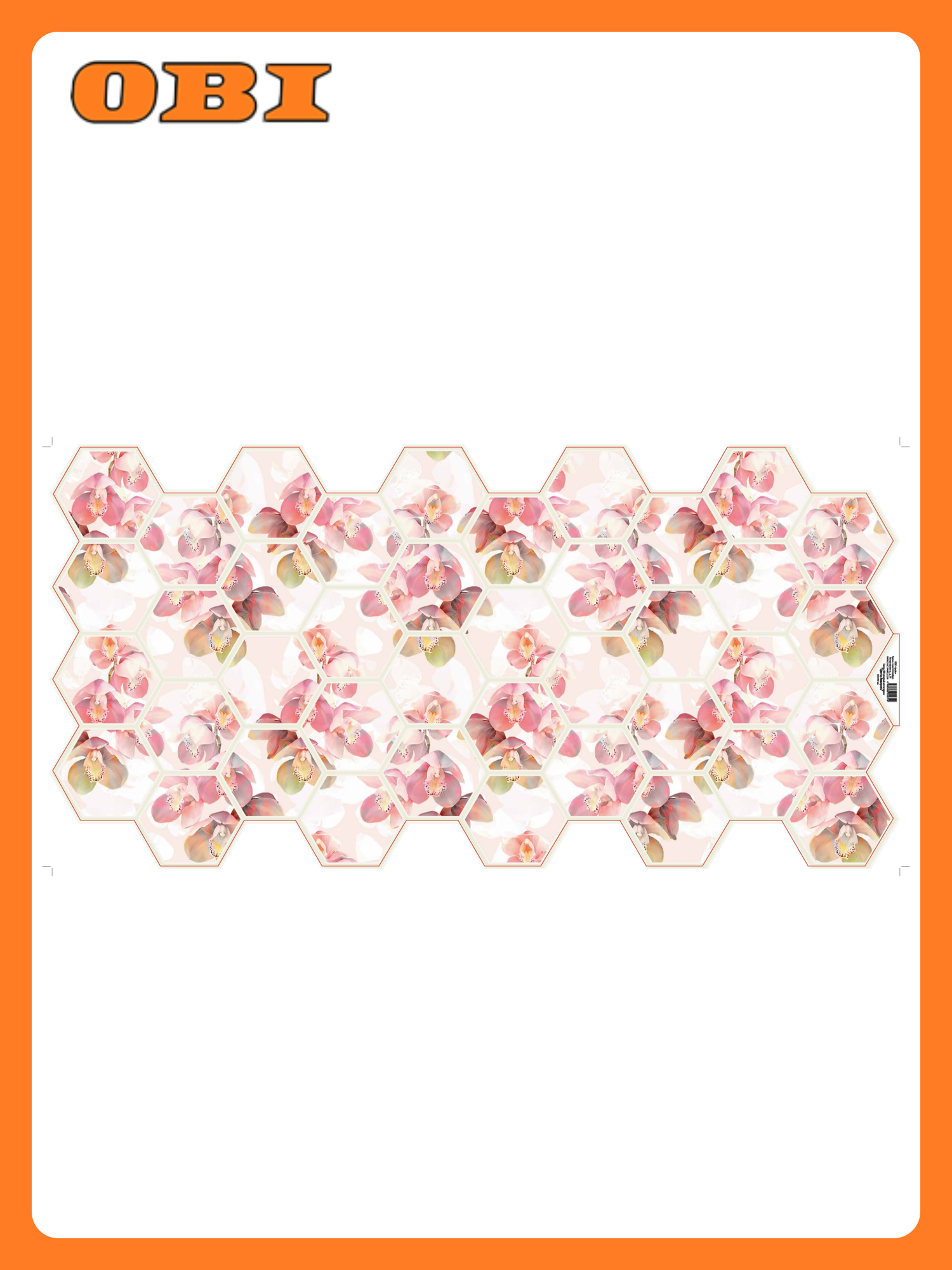 Панель ПВХ листовая Цветы 492х973х3 мм