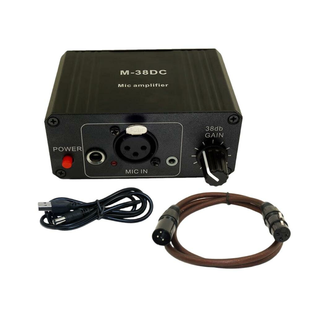 Микрофонный предусилитель для живых выступлений, С кабелем XLR