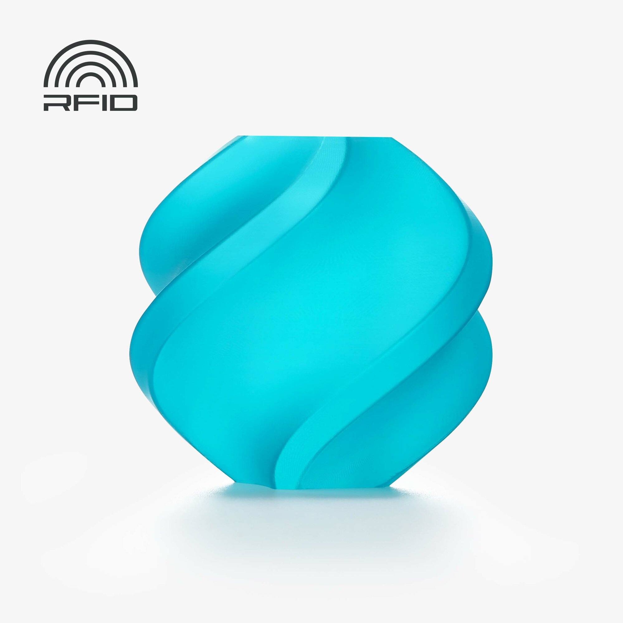 Филамент Bambu Lab PLA Translucent Teal - бирюзовый Пластик 1 КГ с катушкой 13612