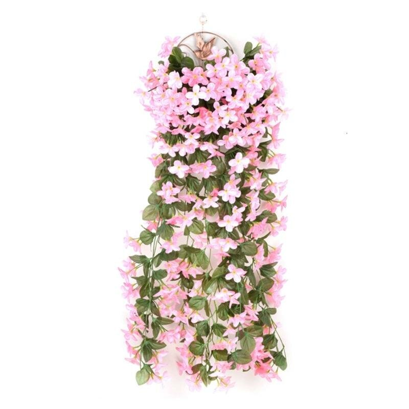 Искусственный фиолетовый подвесной вьюн 2 шт, Розовый