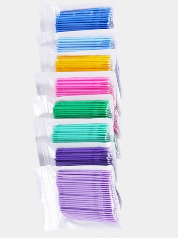 Микробраши в мягкой упаковке, 100 штук