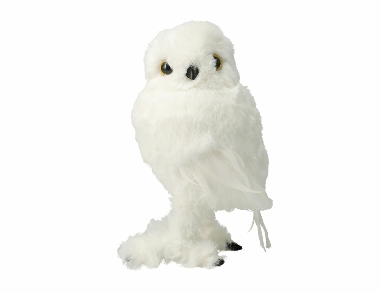 Декоративная фигура сова пуша, искусственный мех, перо, 24 см, Koopman International YZB010240-1