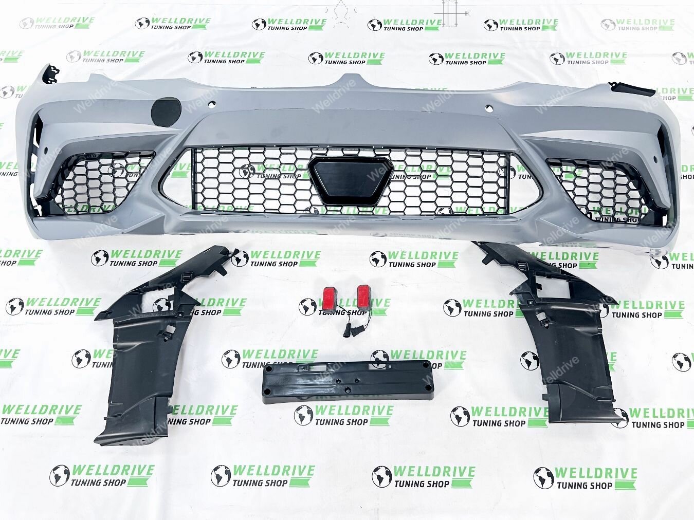 Бампер передний, для BMW 3 G20 дорестайлинг, стиль M3 Competition Sport