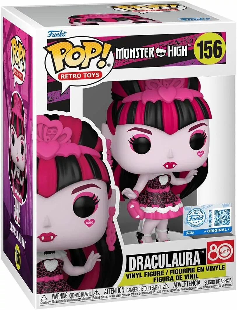 Кукла Funko POP! Retro Toys 117: Monster High Draculaura Retro Toys 117