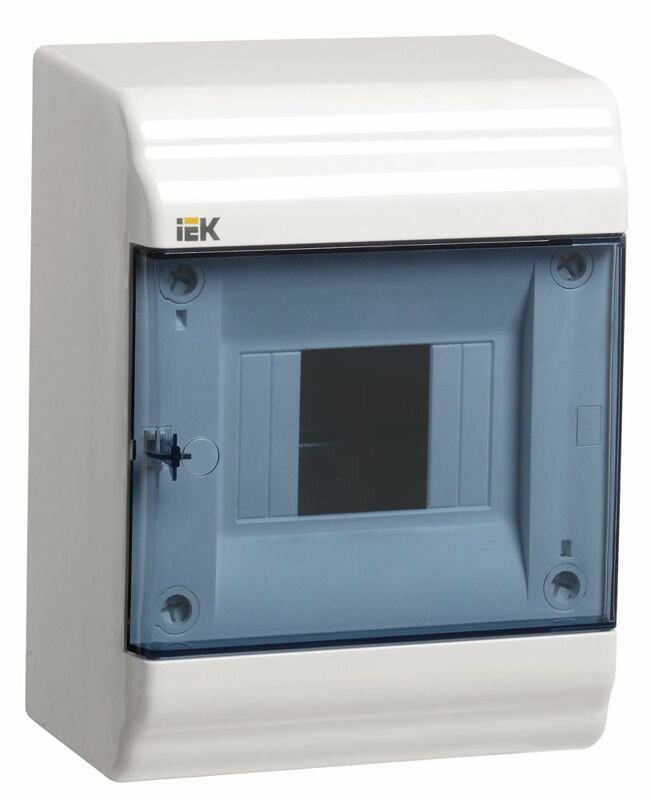 Распределительный щит IEK ЩРН-П-4 модуля, навесной, пластиковый, IP41