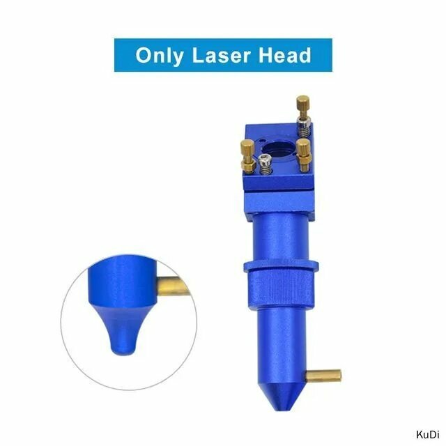 Синяя 12 мм Co2 лазерная головка для DIY лазерной гравировки и резки машины 2030 4060