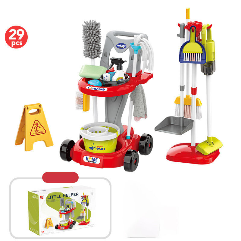 Детский набор для уборки / с пылесосом и аксессуарами / для девочек и мальчиков