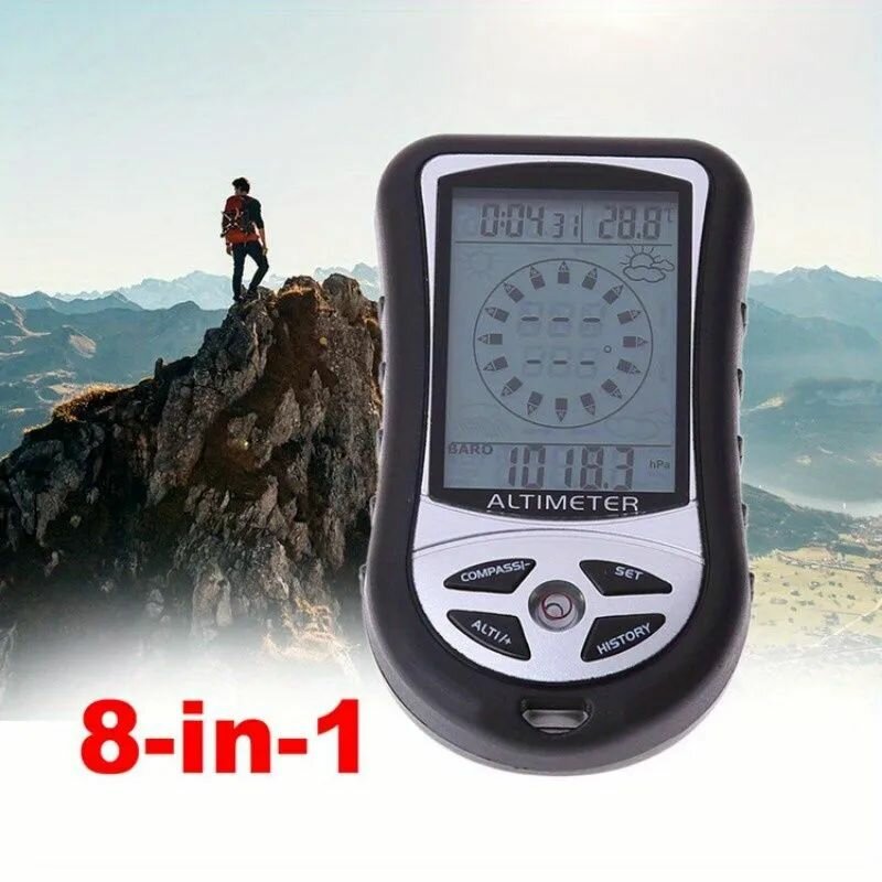 Навигатор для гор, высотомер с температурой и прогнозом погоды, 1 шт