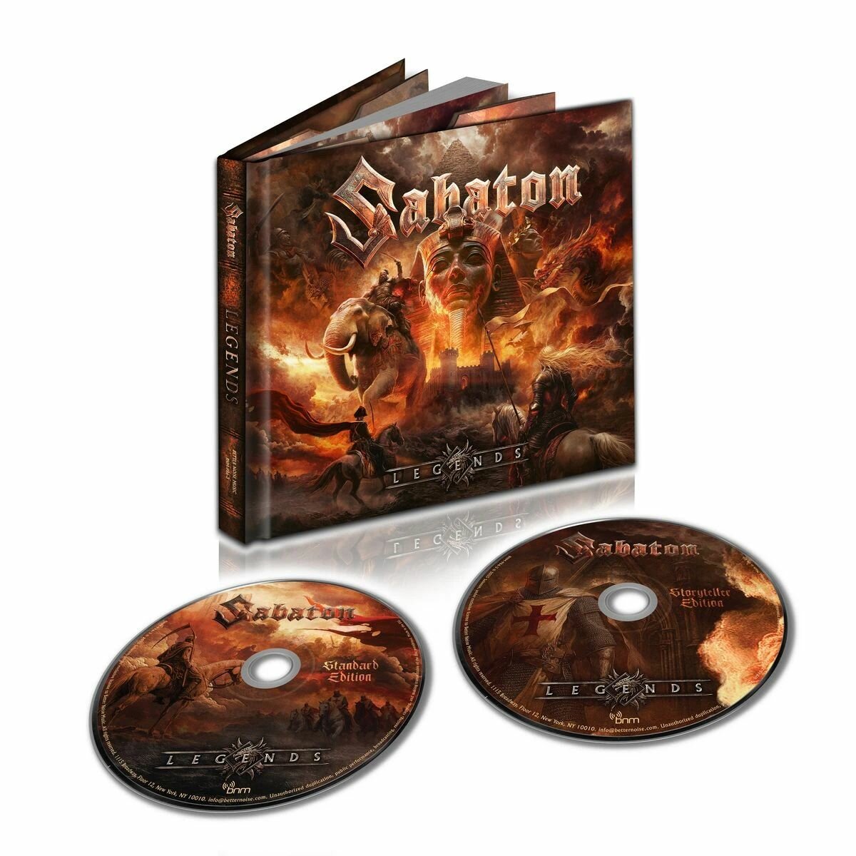 CD диск Sabaton - Legends (2CD) 2025, Digibook