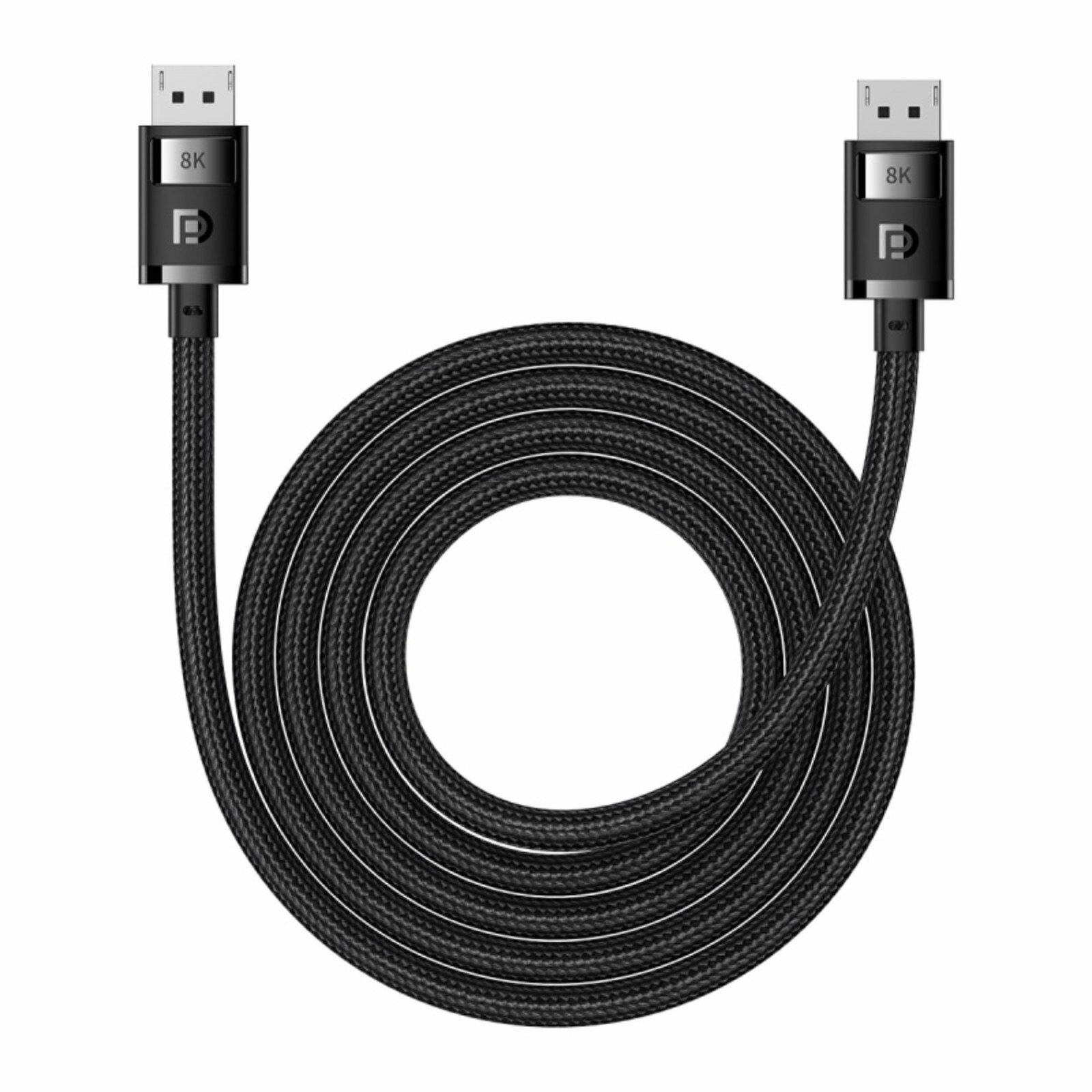 Кабель видео DisplayPort, цвет: чёрный, вид компьютерного кабеля: displayport — фото 1