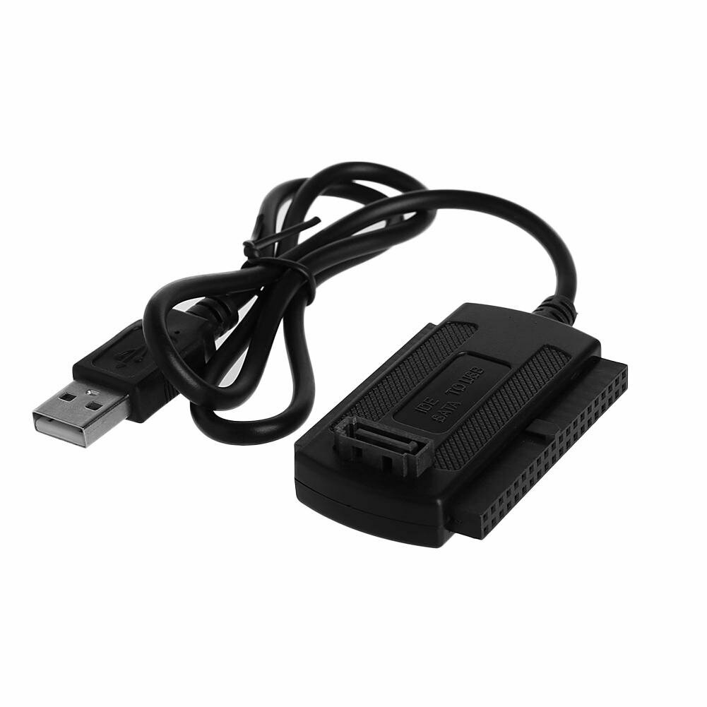 Адаптер USB 2.0 – IDE/SATA, Светло-черный
