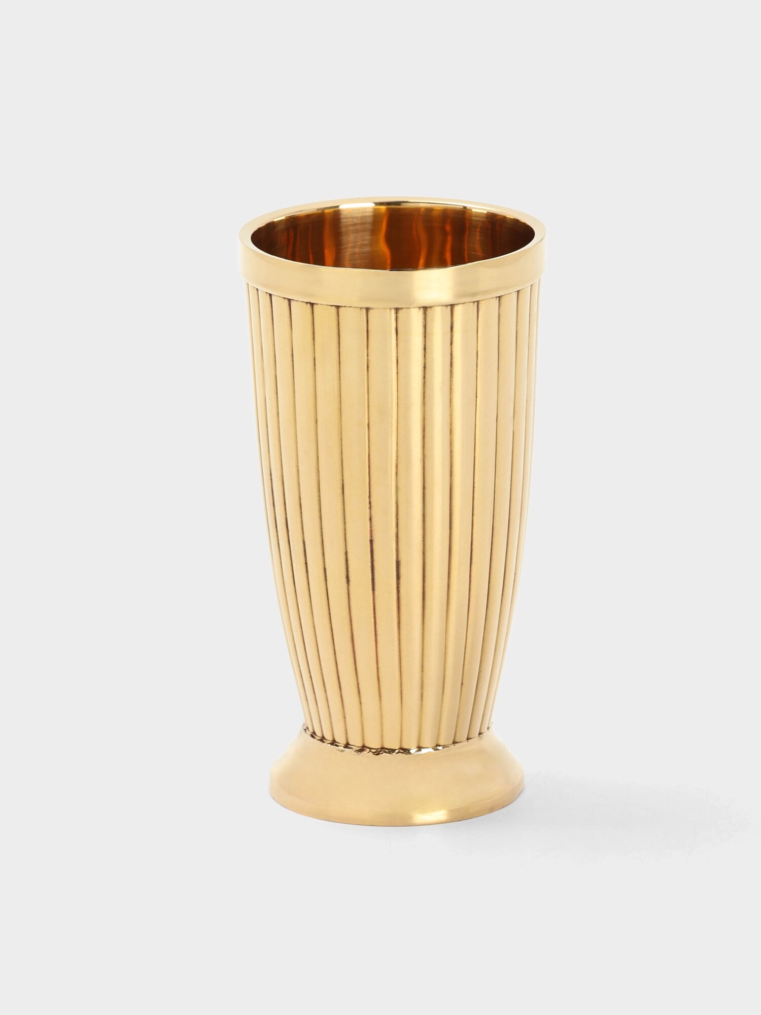 Стакан «Милк шейк», размер 5.5×5.5×11 см, материал латунь, золотистый