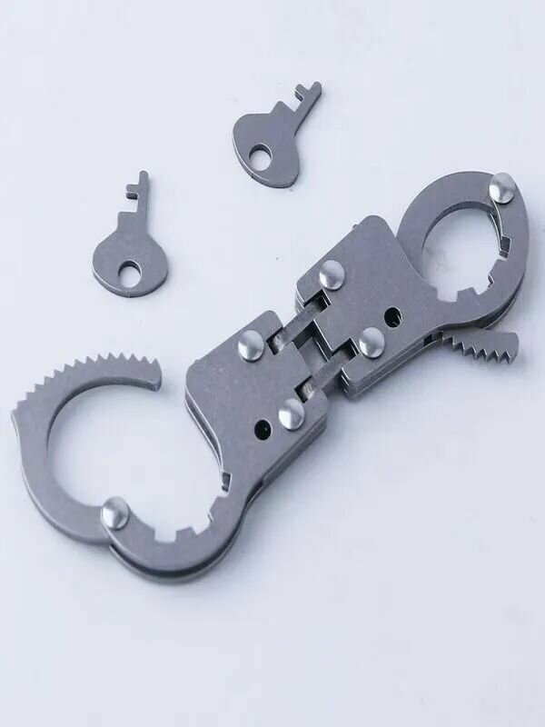 Детские игровые игрушки металлические наручники для большого пальца