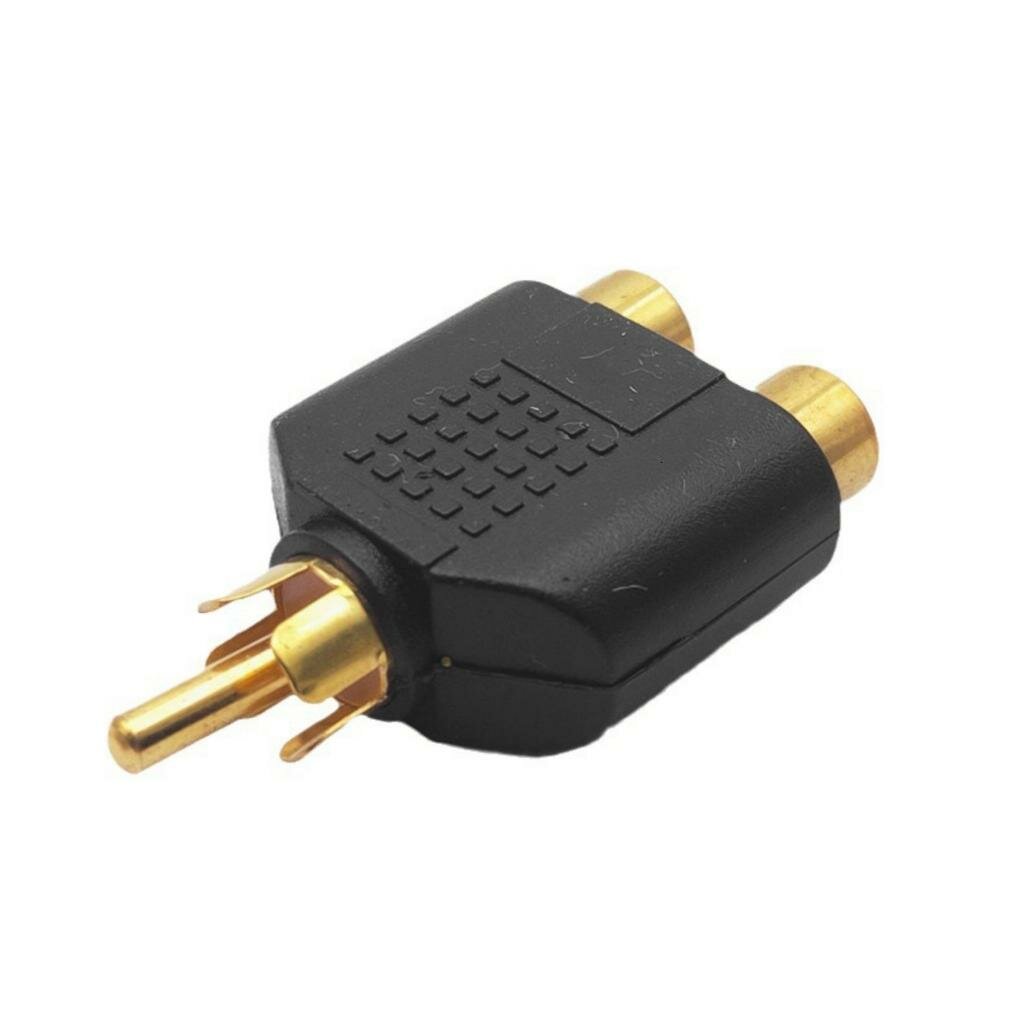 Моно аудиоразветвитель 1×M–2×Ж, Черный