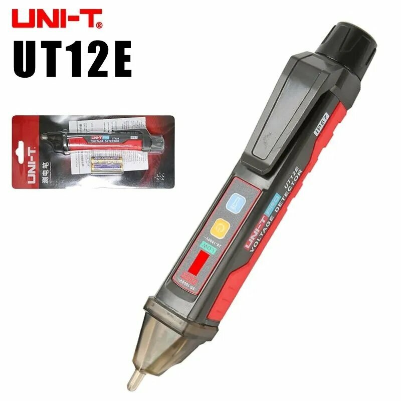 Измеритель напряжения переменного тока UNI-T UT12E 24V-1000V Бесконтактный, Уровень защиты IP67
