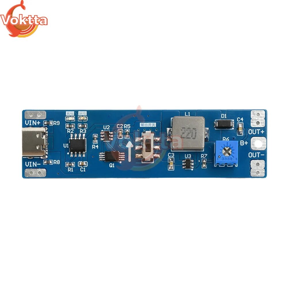 Модуль повышающий DC-DC 5В-9В-12В, only module
