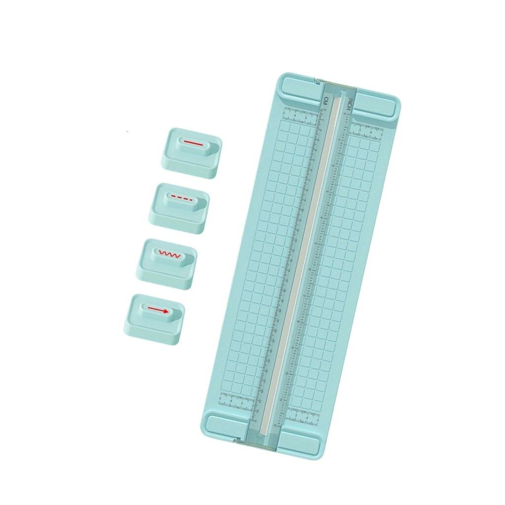 Бумагорезка 4 в 1, Синий