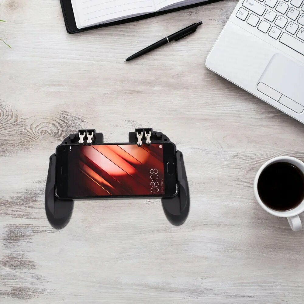 Универсальный Держатель Для Телефона С Игровыми Кнопками Чёрного Цвета 14x12.5cm