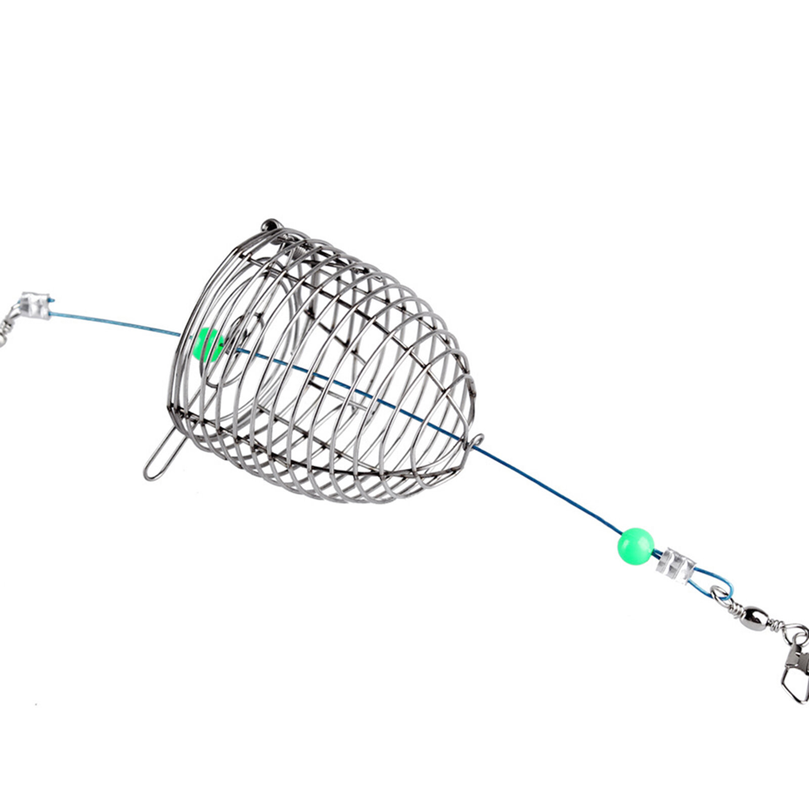 Ловушка для рыбы из нержавеющей стали корзина для приманки ловушка для приманки аксессуары для рыбацкой принадлежности размер 5*4см вес 10г пакет содержит 1 штуку