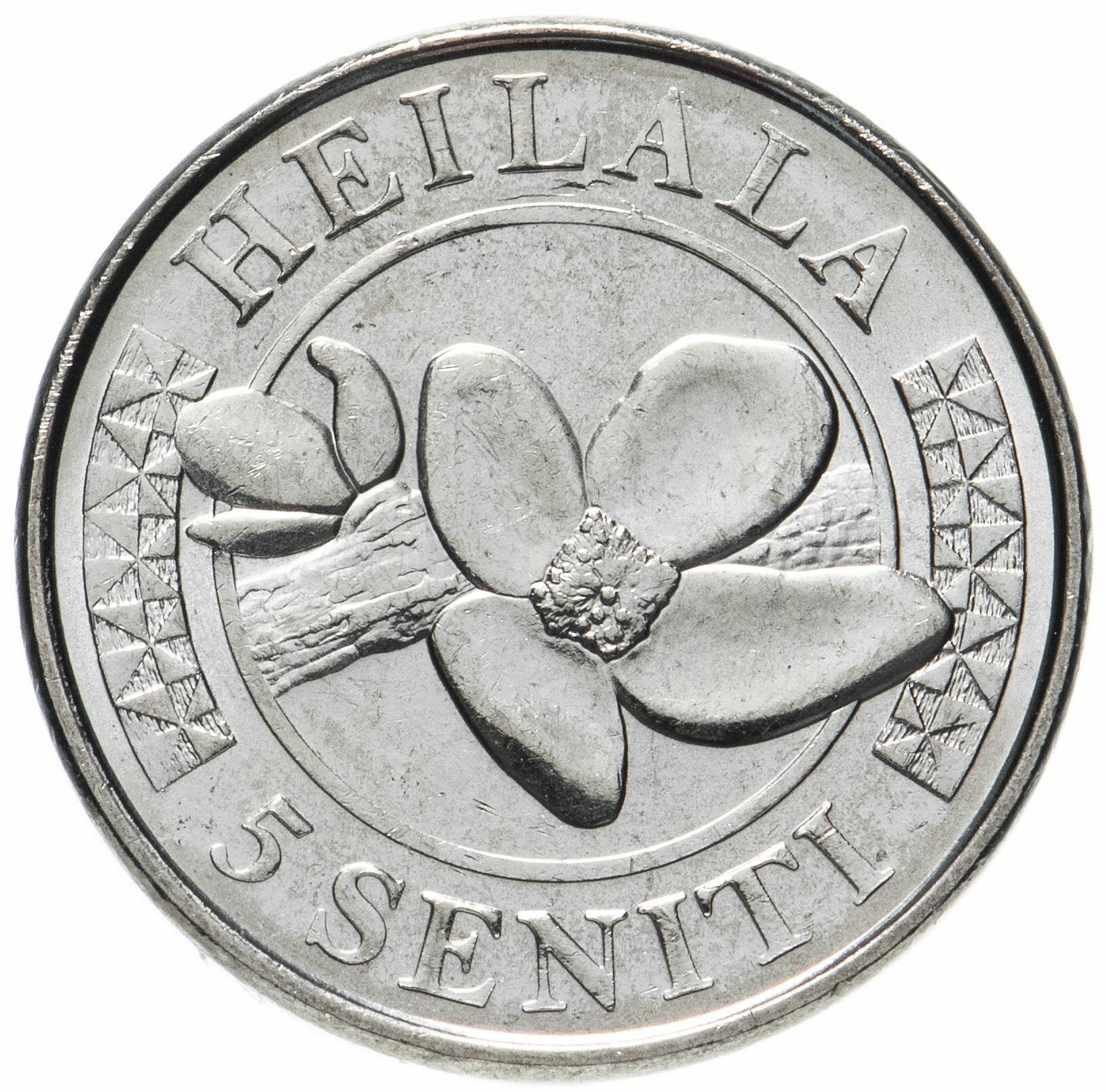 Тонга 5 сенити seniti 2015, Сталь, в сохранности UNC