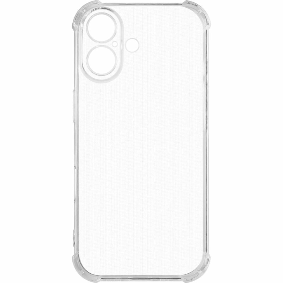 Чехол RedLine iBox Crystal для iPhone 17, с усил. углами, силикон, прозр, 2509214