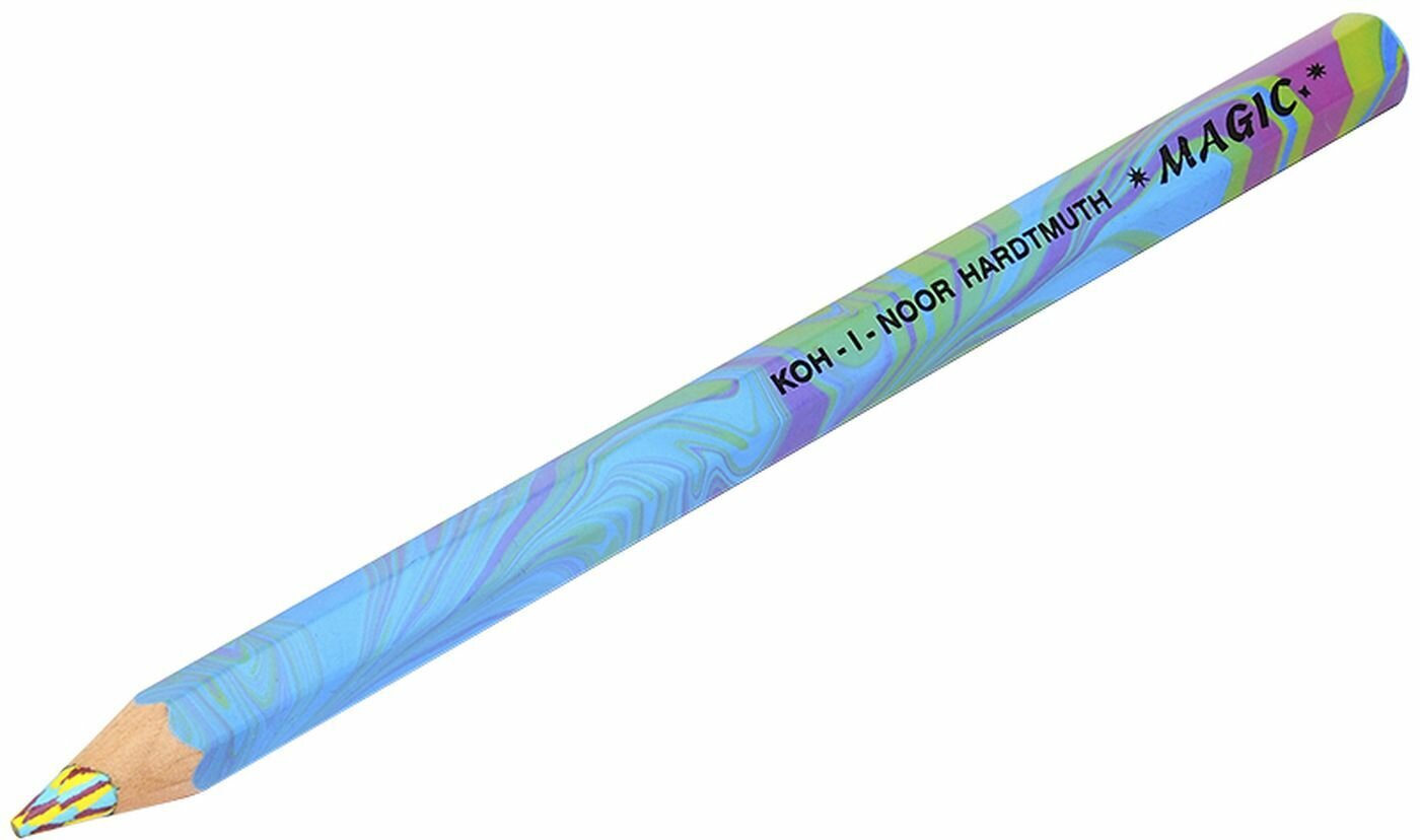 Карандаш с многоцветным грифелем Koh-I-Noor "Magic Tropical", утолщенный, заточенный