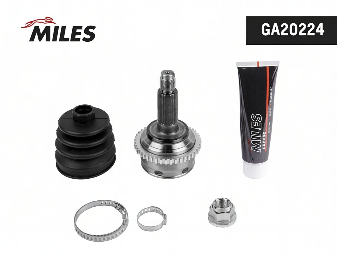 ШРУС наружный передний (с ABS) MAZDA 6 2.0-2.3 02-07 (GSP 834110) GA20224 Miles арт. GA20224